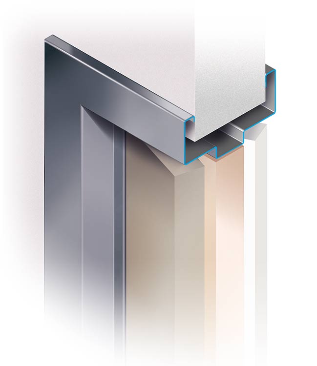 DOUBLE ACTING / Double acting door frame – rema | High Quality Steel Work