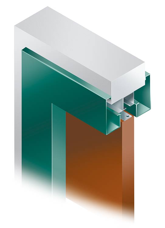 SLIDE i.d.W. (in der Wand laufend) - rema | High Quality Steel Work